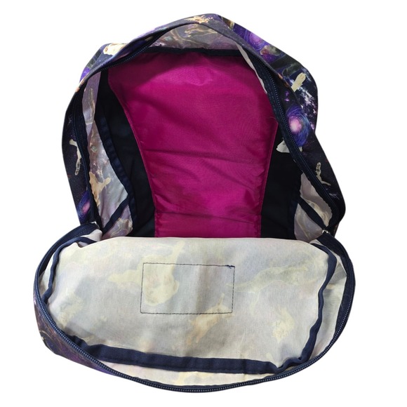 Jansport | Bags | Jansport Purple Cosmic Galaxy Cats And Dogs In Space ...